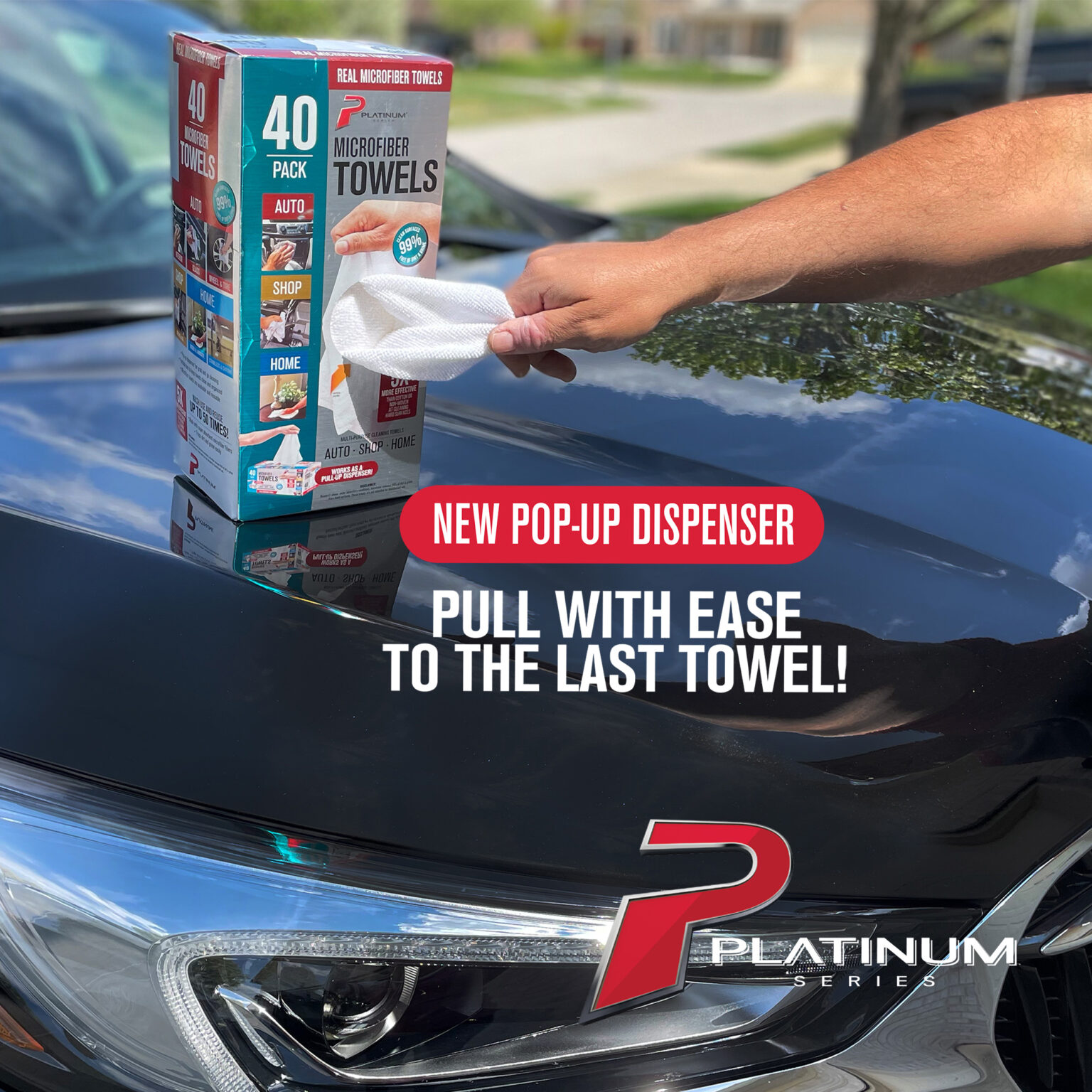 Microfiber Towel 40 Pack - Platinum Series AutoPlatinum Series Auto